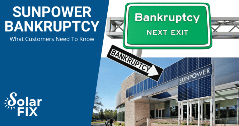SunPower Bankruptcy: What Customers Need to Know - Solar Repair ...